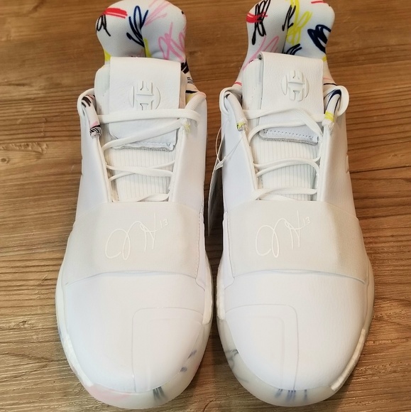 adidas | Shoes | Harden Vol 3 Doodle Boost G5422 White Adidas | Poshmark